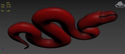 ball python stl 3d model cgtrader
