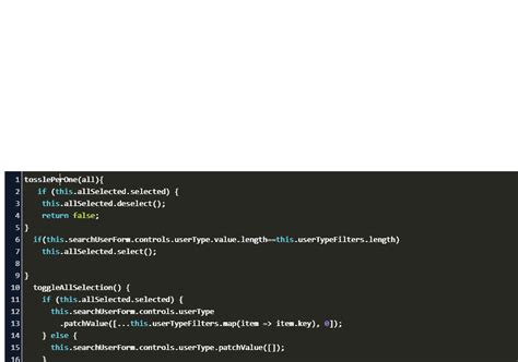 mat select option to select all options code example