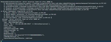 node js can t connect to my own hosted mongodb server stack overflow
