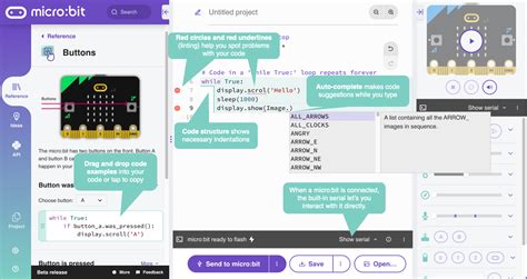 micro bit python editor guide help and support