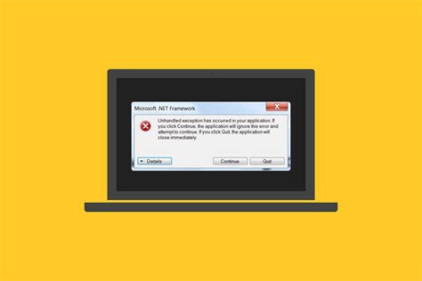 fix unhandled exception has occurred in your application on windows 10