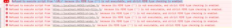 javascript angular 6 refused to execute script from url because