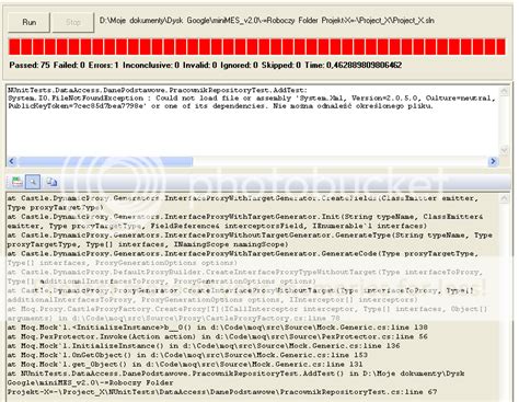 nunit could not load file or assembly system xml version 2 0 5 0