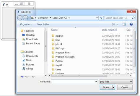 le module filedialogue python tkinter très facile