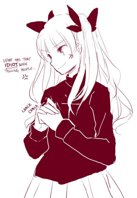 Safebooru 1girl Anger Vein Angry Artist Request Commentary Cracking