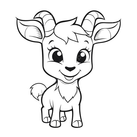تلوين رسم ماعز