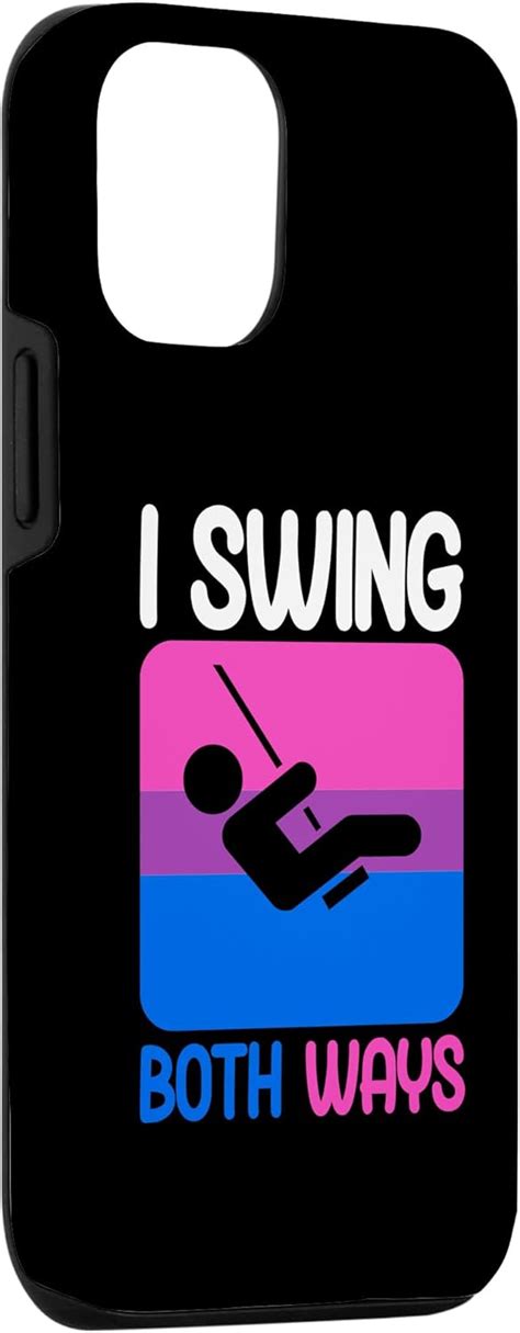 Iphone 13 Pro Bisexual Bi Pride Flag Pun I Swing Both Ways Case Yaxa