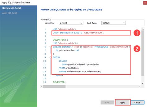 Alter Stored Procedures Python Tutorials