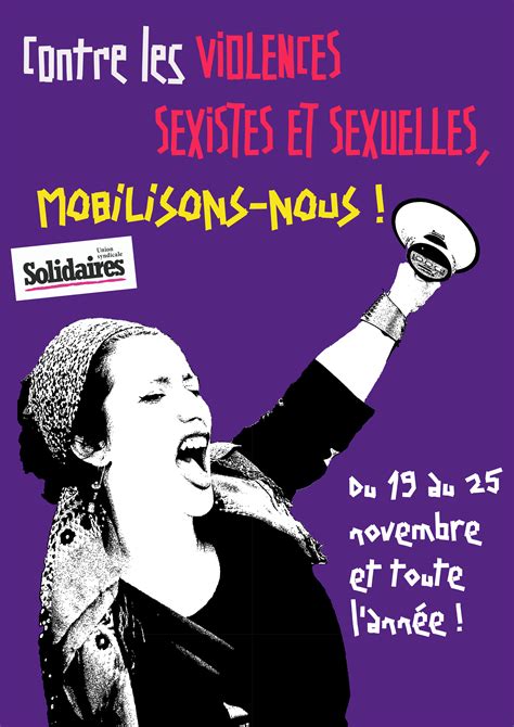 Contre Les Violences Sexistes Et Sexuelles Mobilisons Nous Du 19 Au