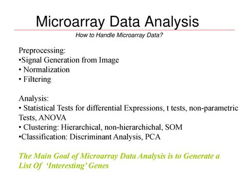 data type 1 microarrays ppt download