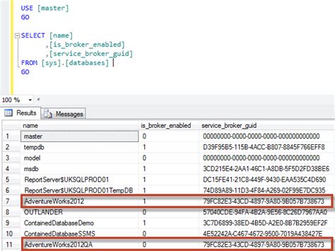sql server service broker error database cannot be enabled