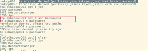 hadoop 3 x 启动过程中 permission denied publickey gssapi keyex gssapi with