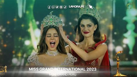 Luciana Fuster Gana El Miss Grand International 2023 En Vivo Patricio