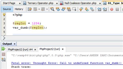 consejos para corregir los seguimientos de pila de php con errores