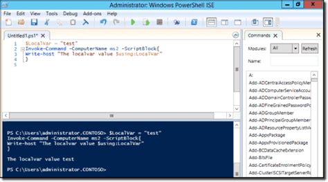 psexec vs the powershell remoting cmdlets invoke command and enter