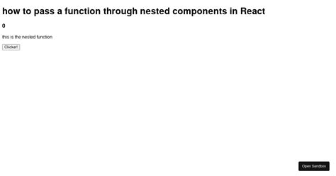 passing functions between many nested loops codesandbox