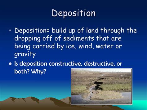Ppt Erosion And Deposition Powerpoint Presentation Free Download Id