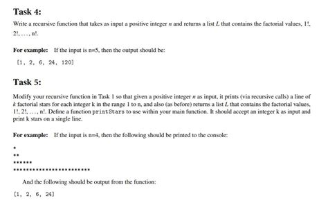 solved task 4 write a recursive function that takes as