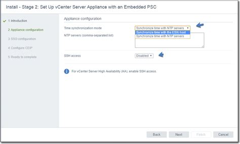 install vmware vcenter vcsa 6 5 part 2 initial configuration 4sysops