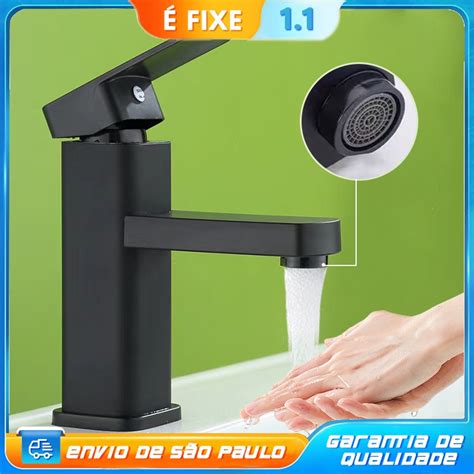 Torneiras De Banheiro Lavatório Preto Torneira De Metal De Luxo Para