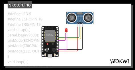 Distance Meter With 6 Leds Using Arduino And Ultrasonic Sensor Simple
