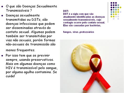 Sexualidade 7° Doenças Sexualmente Transmissíveis