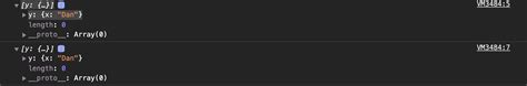 javascript array is behaving differently in nodejs and browser