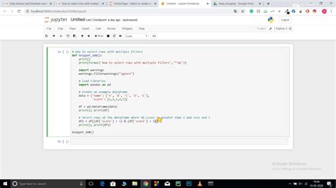 how to select rows with multiple filters using pandas dataframe youtube