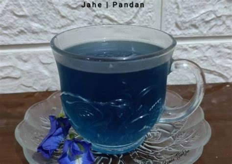 Resep Teh Telang Jahe Pandan Oleh Bunda Titanque Cookpad