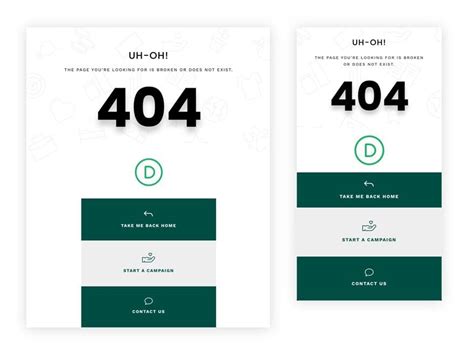 download a free 404 page template for divi s crowdfunding layout pack