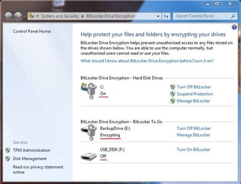 how to determine if bitlocker drive encryption is enabled technet