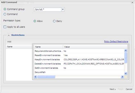 add privileged command definitions