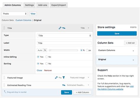 what is admin columns admin columns pro
