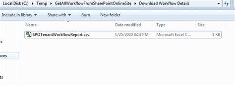 get workflow inventory from sharepoint online using powershell csom