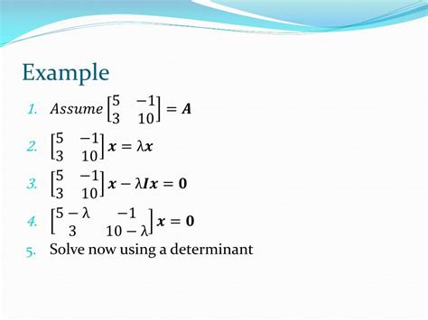 Ppt The Eigenvalue Problem Powerpoint Presentation Free Download