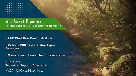 cryengine tutorial art asset pipeline pbr texture mapping 1 2