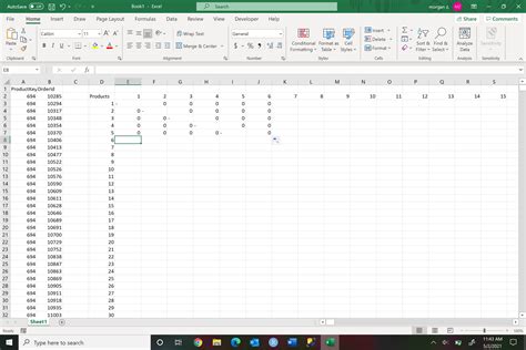 excel countifs to find pairs in column a and b resulting in 0s