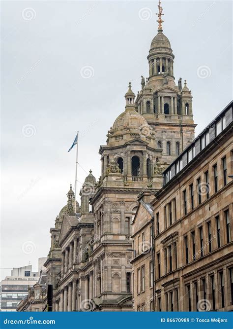 The Glasgow City Chambers Stock Image Image Of Facade 86670989
