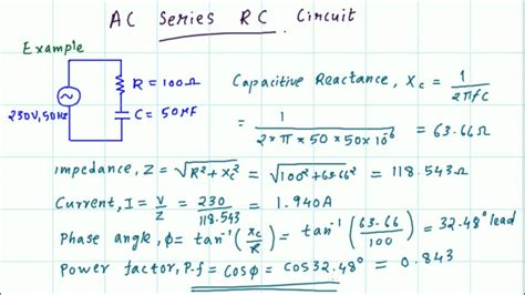 How To Calculate Phase Shift In A Circuit