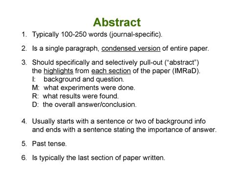 How To Write A Scientific Manuscript Michael Terns Online Presentation