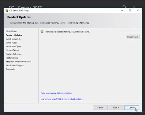 install sql server