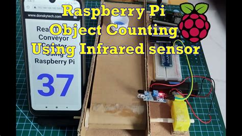raspberry pi object counting using infrared sensor youtube