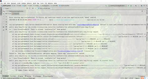 springboot启动报错 error starting applicationcontext to