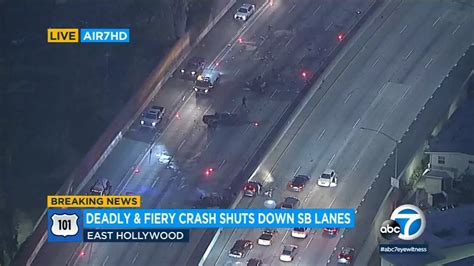 Most Lanes Of Sb 101 Freeway Shut Down In East Hollywood After Deadly