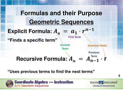 Ppt Lesson 3 12 Concept Geometric Sequences Powerpoint Presentation