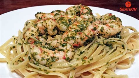 Chimichurri Shrimp Linguine Argentine Red Shrimp