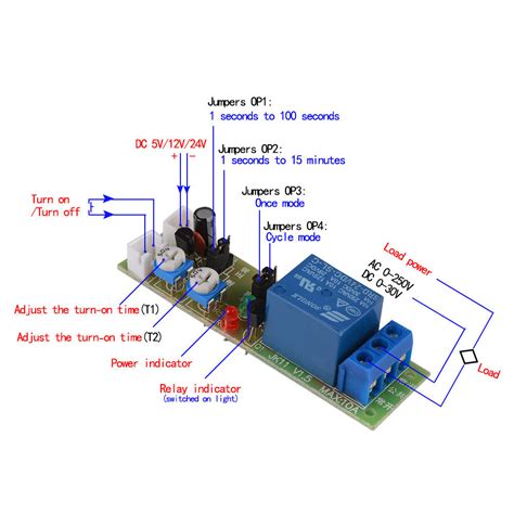 dc 12v 60min infinite cycle delay timer timing switch relay turn on off