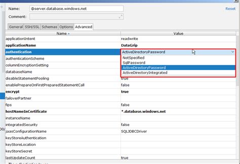 can t sign into azure db with datagrip but can with smss ides