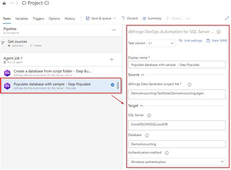 how to organize a devops process using dbforge products in azure devops