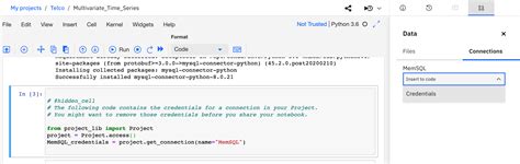 connect a custom machine learning model to a singlestore database ibm